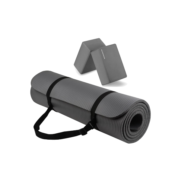 All Purpose 1/2-Inch Extra Thick High Density Anti-Tear Exercise Yoga ...